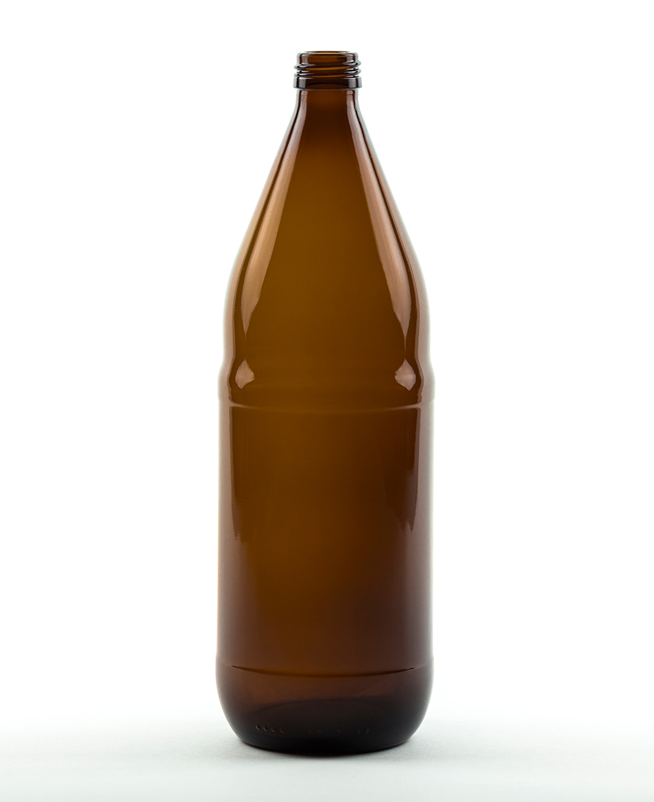 1000 ml Universal Bottle MCA amber | Hillebrandt Glas