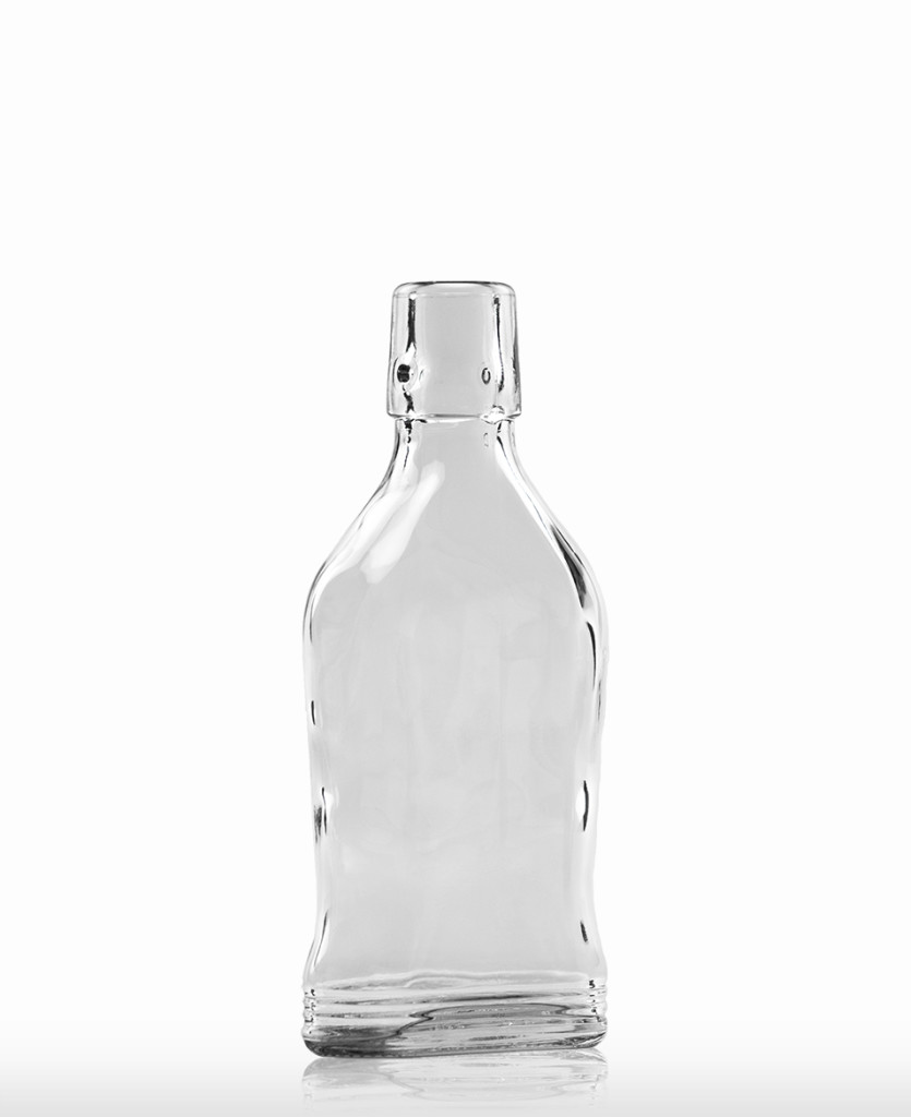 200 ml Taschenflasche BV weiß | Hillebrandt Glas