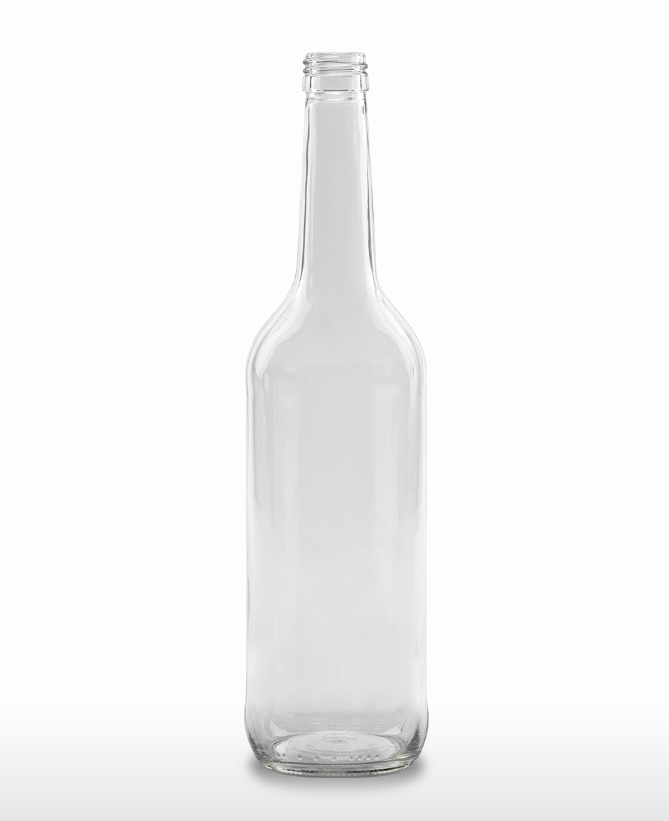 700 ml Straight Neck Bottle PP 28 S flint | Hillebrandt Glas